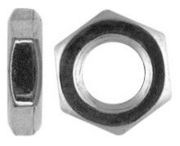 Sechskantmutter DIN 439 flache Form M5 - Schrauben Shop